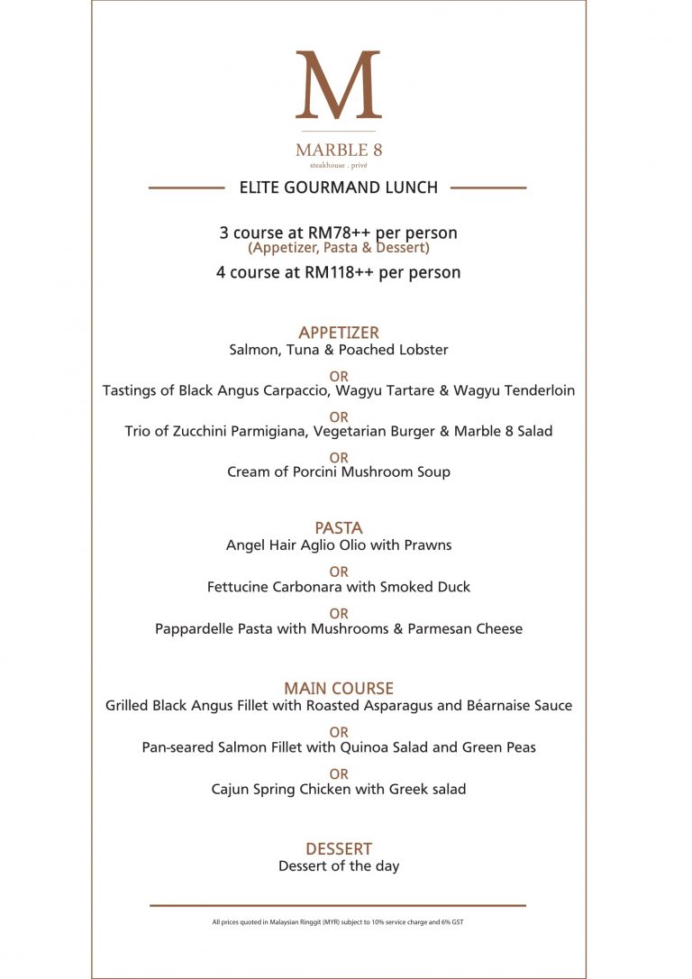 Marble 8 Restaurant @ KLCC Petronas Tower 3 - Review • Sassy Urbanite's ...